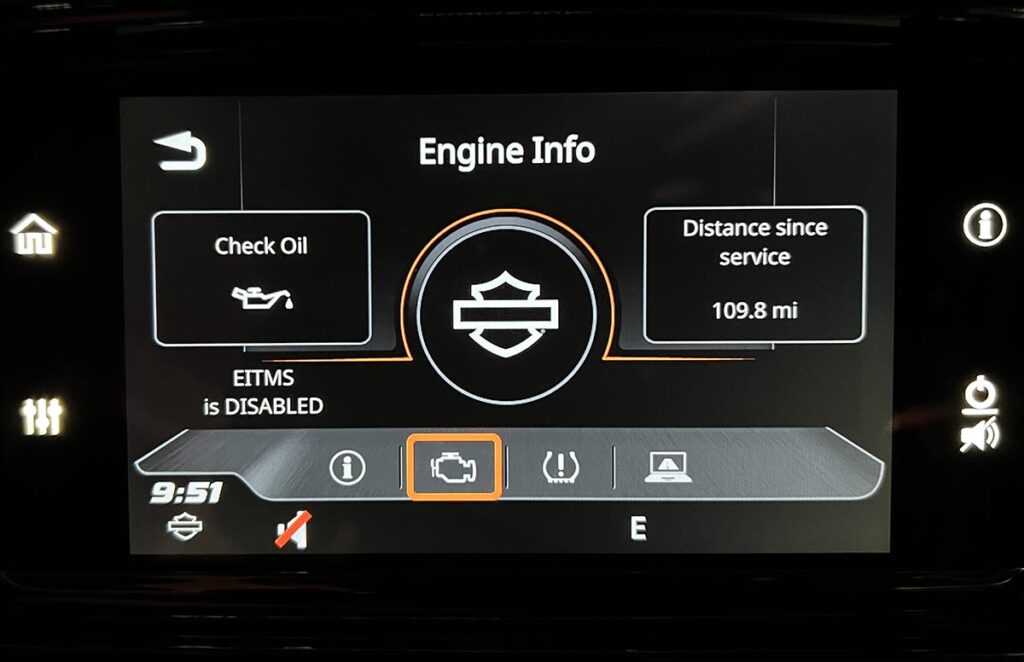 Reset Service Mileage Indicator 2022 Harley Davidson Touring